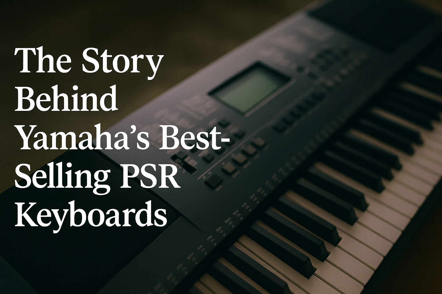 The Story Behind Yamaha’s Best‑Selling PSR Keyboards – gdotbennettmusic.com